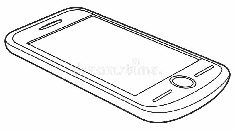 Simple Smartphone Outline Stock Illustrations – 25,070 Simple ...