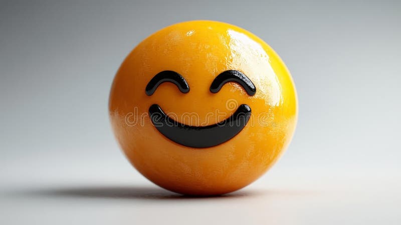 Simple Smiley Face with a Minimalist Design Stock Illustration ...