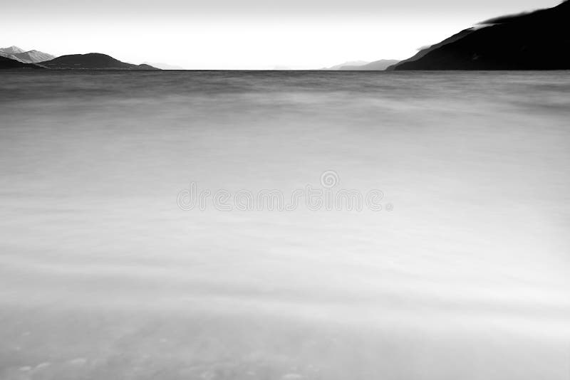 Simple Smooth Ocean Landscape Background Stock Photo - Image of ...