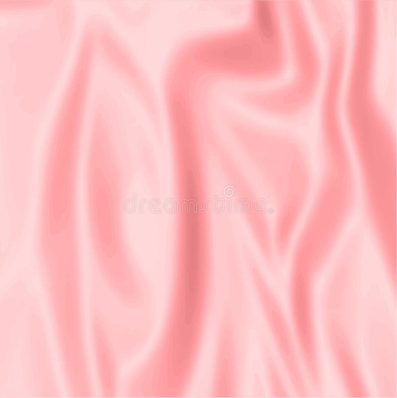Simple Smooth Pink Silk Satin Background Stock Vector - Illustration of ...