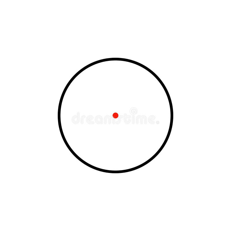 Red crosshairs stock vector. Illustration of dots, raster - 36961137