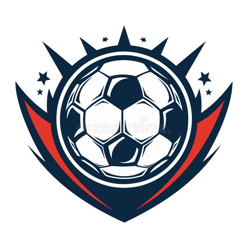 Simple Soccer Club Logo. Vector Illustration Stock Vector ...