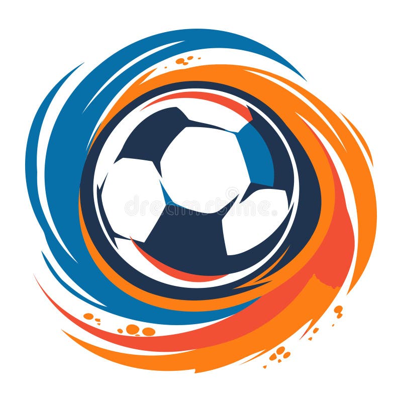 Simple Soccer Club Logo. Vector Illustration Stock Vector ...