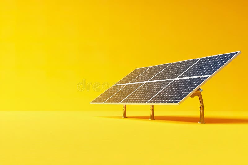 Simple Solar Panel Design with Minimalistic Details and Copy Space ...