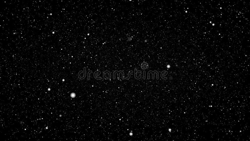 Simple Space Background, White Stars on a Black Background. Stock ...