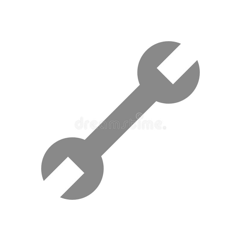 Spanner Icon Vector. Simple Flat Symbol. Tool Icon. Stock Vector ...