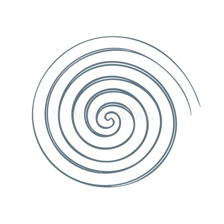 Simple Spiral Shape Stock Illustrations – 48,901 Simple Spiral Shape ...