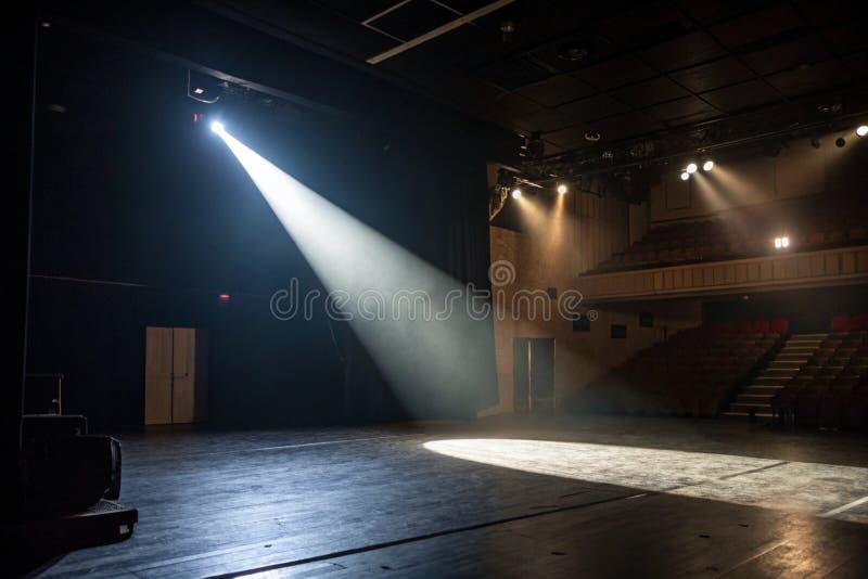 Spotlight and empty space stock illustration. Illustration of space ...