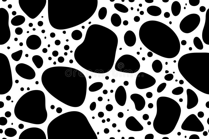 Simple Spotted Vector Texture, Seamless Spotted Abstract Pattern. Stock ...