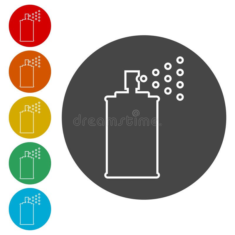 Simple Spray icon stock vector. Illustration of isolated - 107559930