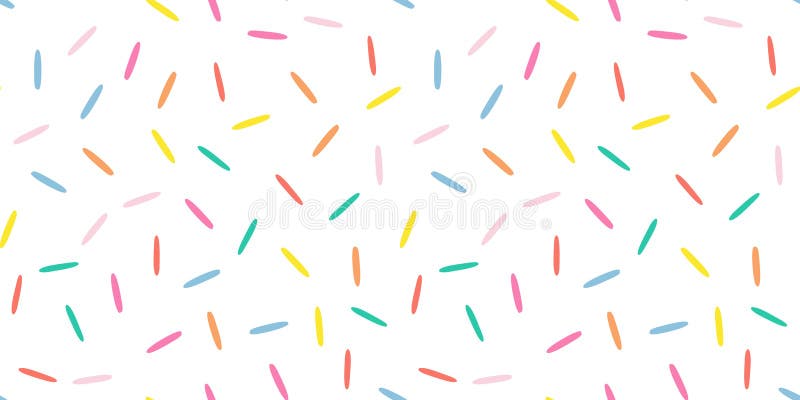 Simple Sprinkle Pattern. Candy Color Sprinkles. Abstract Texture for ...