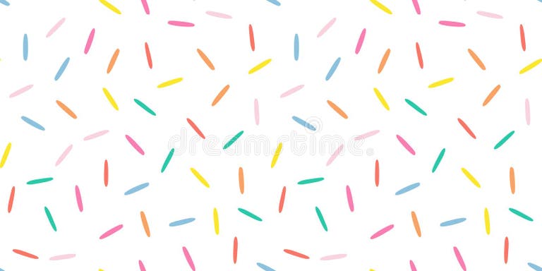 Simple Sprinkle Pattern. Candy Color Sprinkles. Abstract Texture for ...