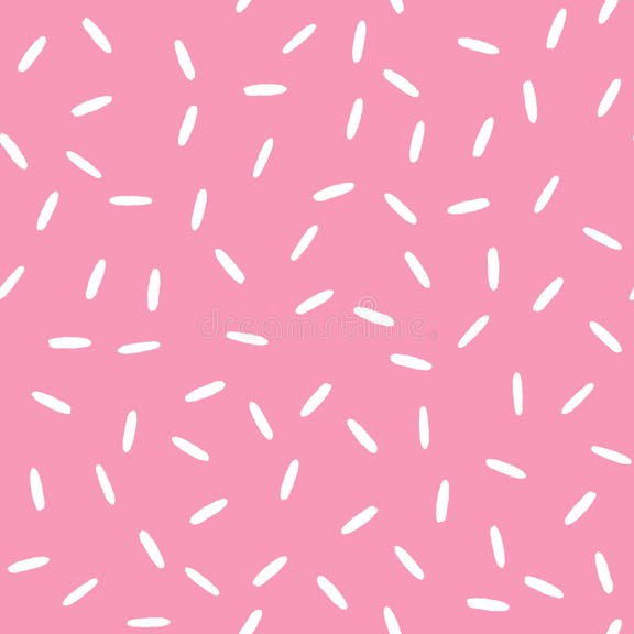 Simple Sprinkle Pattern. Pink Candy Sprinkles. Abstract Texture for ...