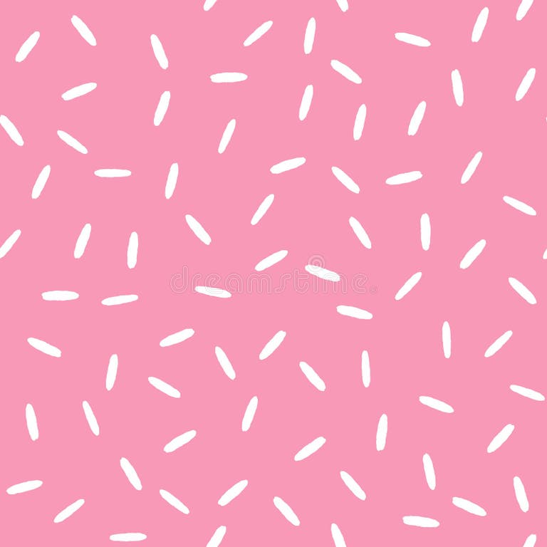 Simple Sprinkle Pattern. Pink Candy Sprinkles. Abstract Texture for ...