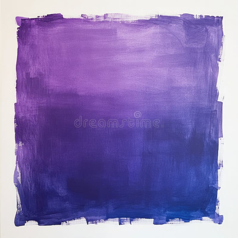 Deep Blue-Violet Square on White Background Stock Image - Image of ...