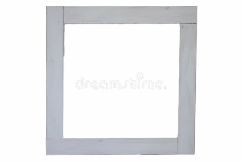 Simple Square Grey Frame on White with Copyspace Stock Image - Image of ...