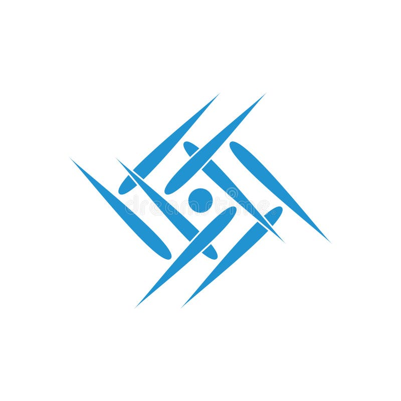 Simple Square Movement Object Logo Vector Stock Vector - Illustration ...