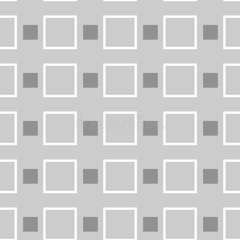 Simple Square Shape Repeat Pattern Design Stock Vector - Illustration ...
