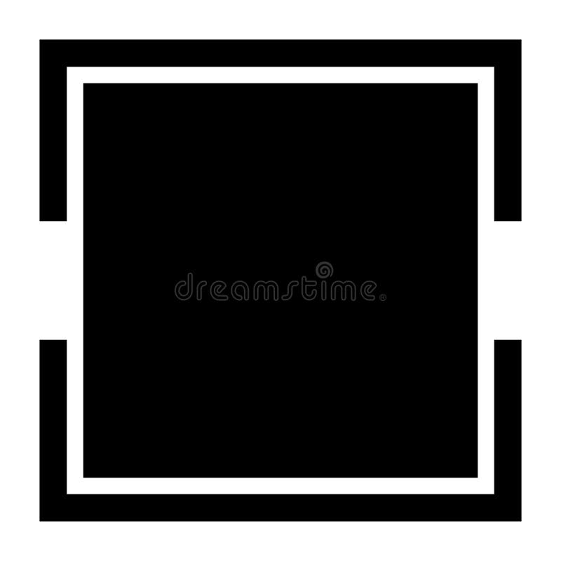 Simple Squarish Frame. Square Border, Square Frame Illustration Stock ...