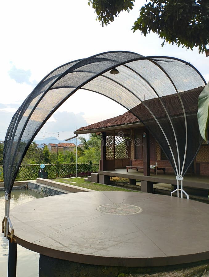 Simple Stage Decoration in White Theme with a White Bridal Chair Stock ...