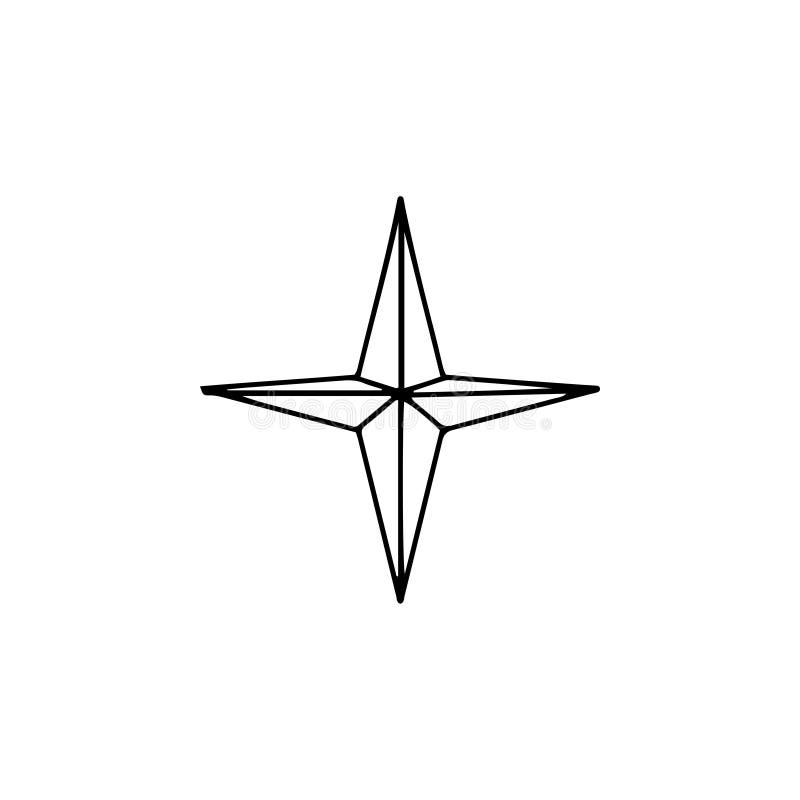 Simple Star Element for Decorative Design. Stock Vector - Illustration ...