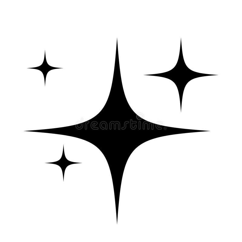 Simple star icon stock illustration. Illustration of geometric - 331210032