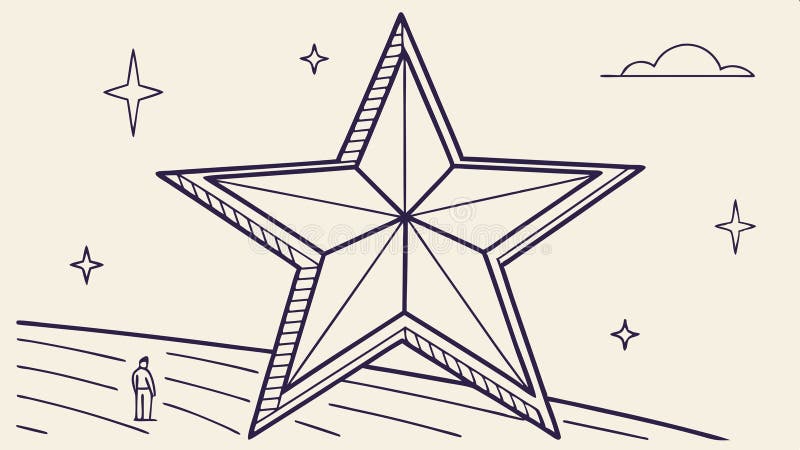 Simple Star Icon with a Subtle Glowing or Radiant Effect Vector Design ...