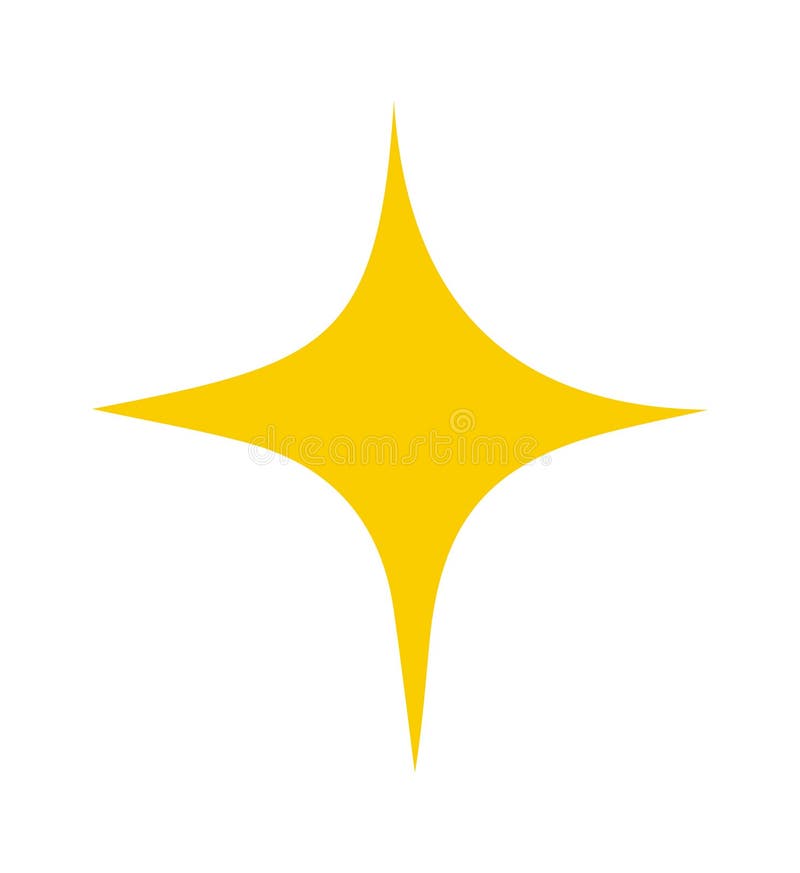 Simple Star Vector Icon stock illustration. Illustration of vector ...