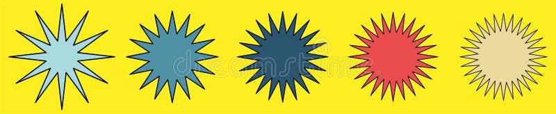 Spikes Shapes Stock Illustrations – 476 Spikes Shapes Stock ...