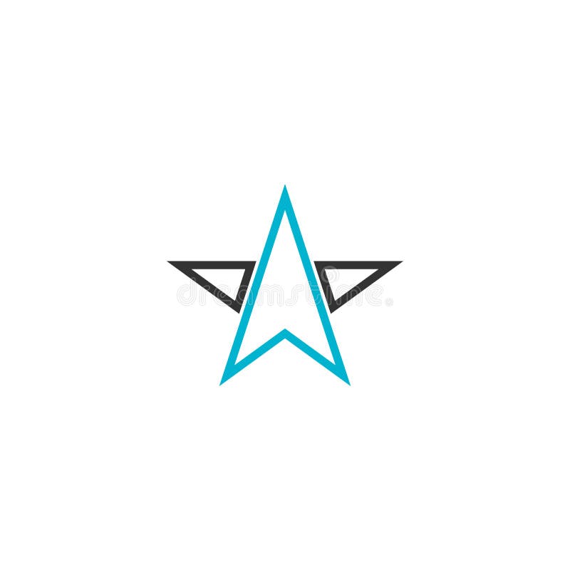Simple Star Logo, Icon, Vector Design Element Stock Illustration ...