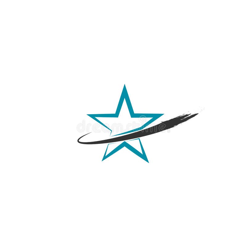 Simple Star Logo, Icon, Vector Design Element Stock Illustration ...