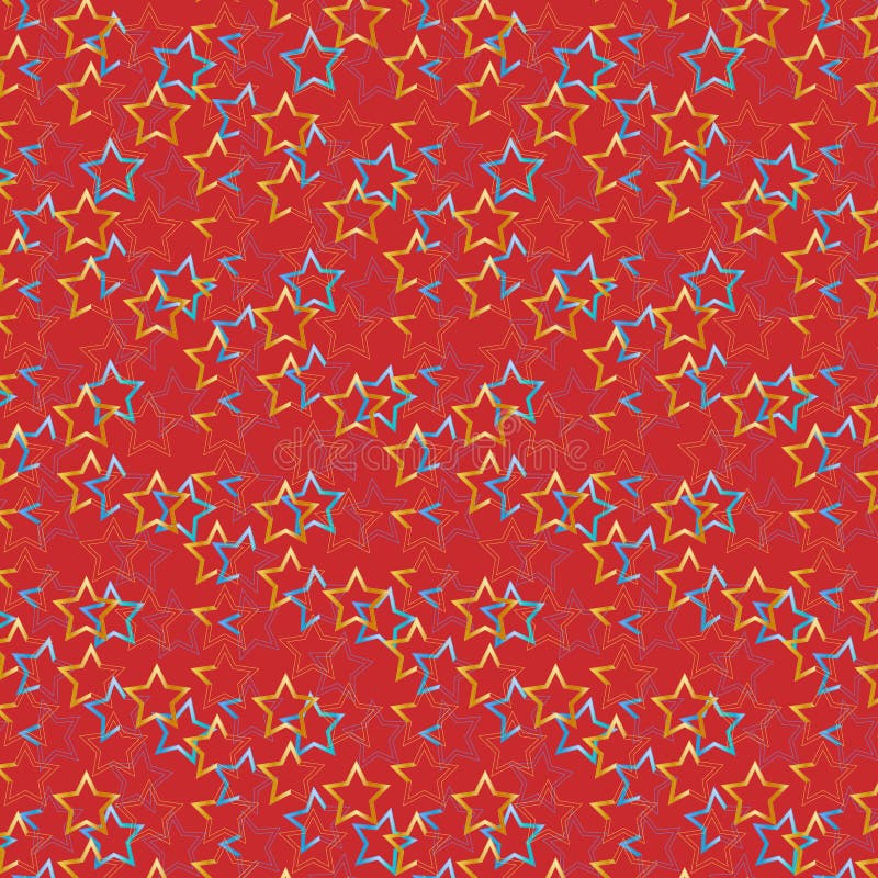 Star pattern stock vector. Illustration of orange, flooring - 284205261