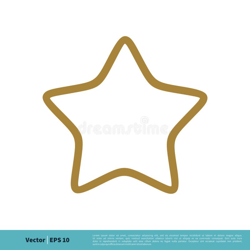 Simple Star Shape Icon Vector Logo Template Illustration Design. Vector ...
