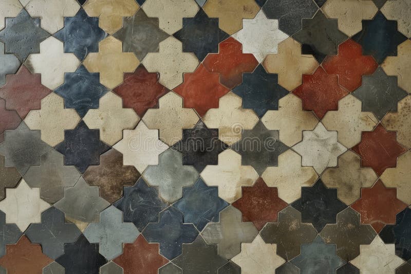 Simple Star Shapes in Muted Tones, Arranged in a Subtle and Minimalist ...