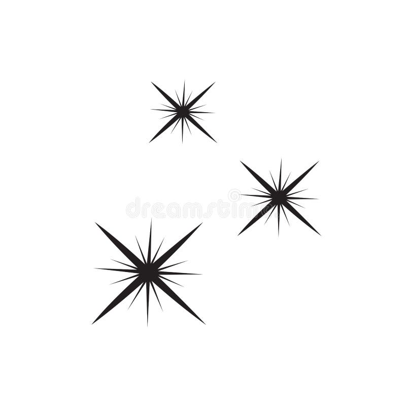 Simple Stars Sparkle Icon Vector Illustration Stock Vector ... Simple Stars Sparkle Icon Vector Illustration Stock Vector ...