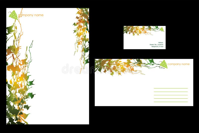 Simple stationary design stock vector. Illustration of presentation ...