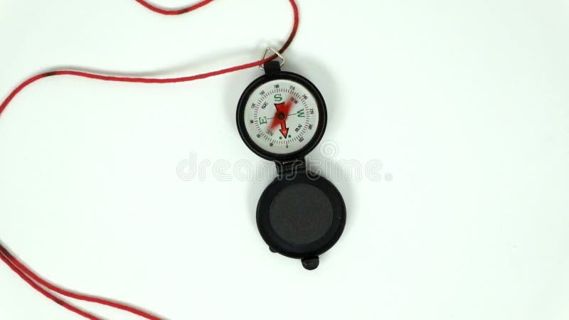 Broken Fast Spinning Compass Needle Zoom in Stock Footage - Video of ...