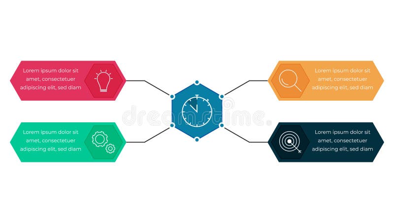 Simple Step Infographics Vector Illustration on White Background. Flat ...