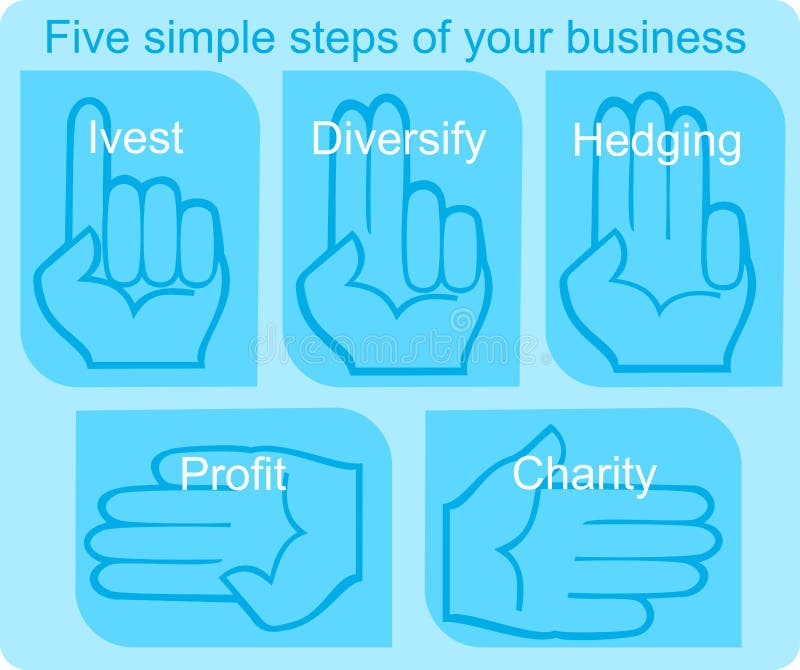 5 simple steps stock vector. Illustration of consultant - 56158584