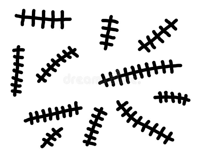 Sutures Clip Art