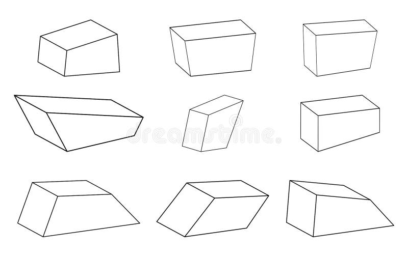 Simple Stone Set Vector Symbol Icon Design Stock Vector - Illustration ...