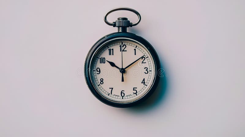 A Simple Stop-watch with Large Numbers Stock Illustration ...