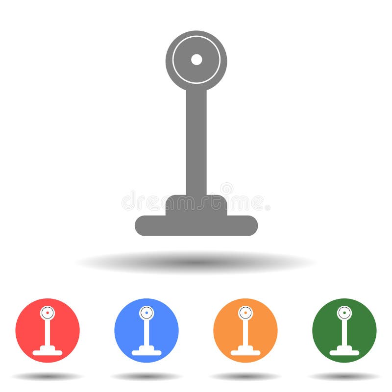 Simple Street Light Icon Vector Isolated Stock Vector - Illustration of ...