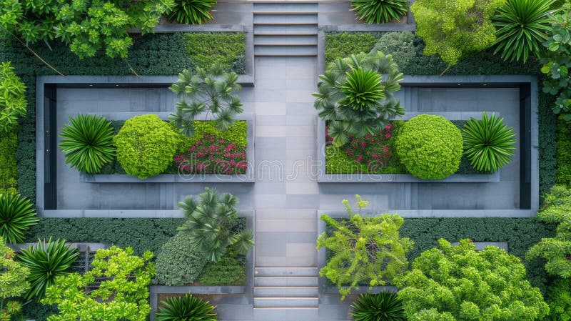 Simple yet Striking Image Featuring the Balanced Arrangement of Plants ...