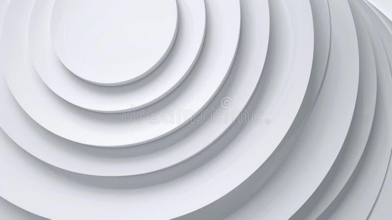 A Simple yet Striking Image of a White Circular Object Set Against a ...