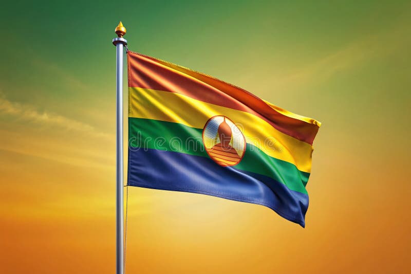 A Simple yet Striking Representation of the Karnataka Flag Minimalist ...