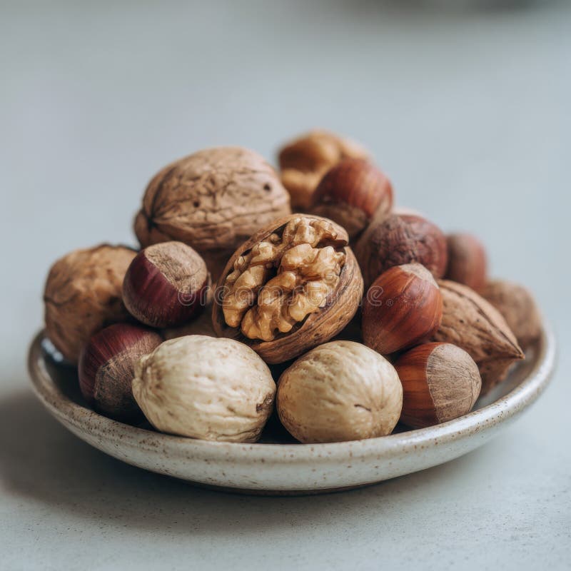 A Simple Study Featuring Nuts Still in Their Shells Generative AI Stock ...