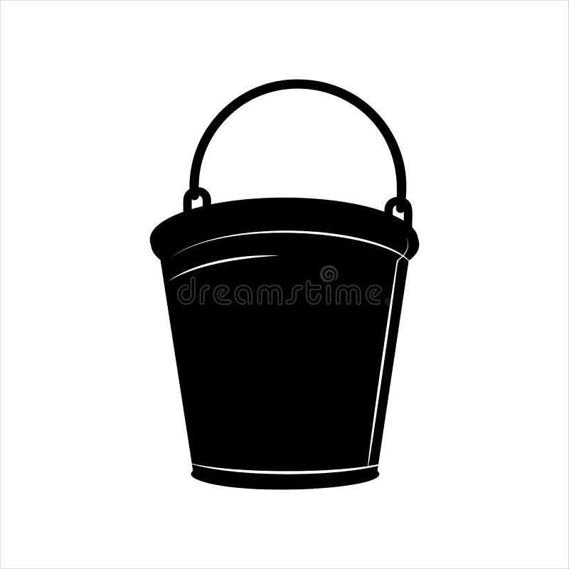Simple Style Bucket. Vector Illustration Stock Illustration ...