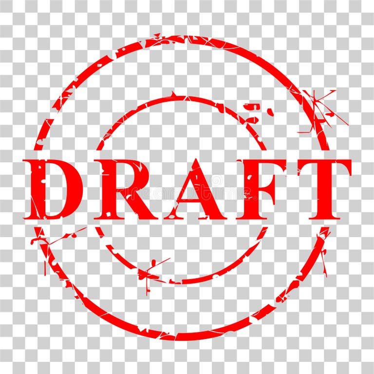 Draft Stamp Transparent Background Stock Illustrations – 3,537 Draft ...