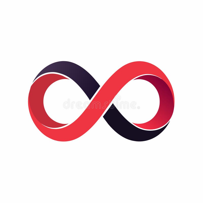 Blue Red Infinity Logo Stock Illustrations – 1,306 Blue Red Infinity ...